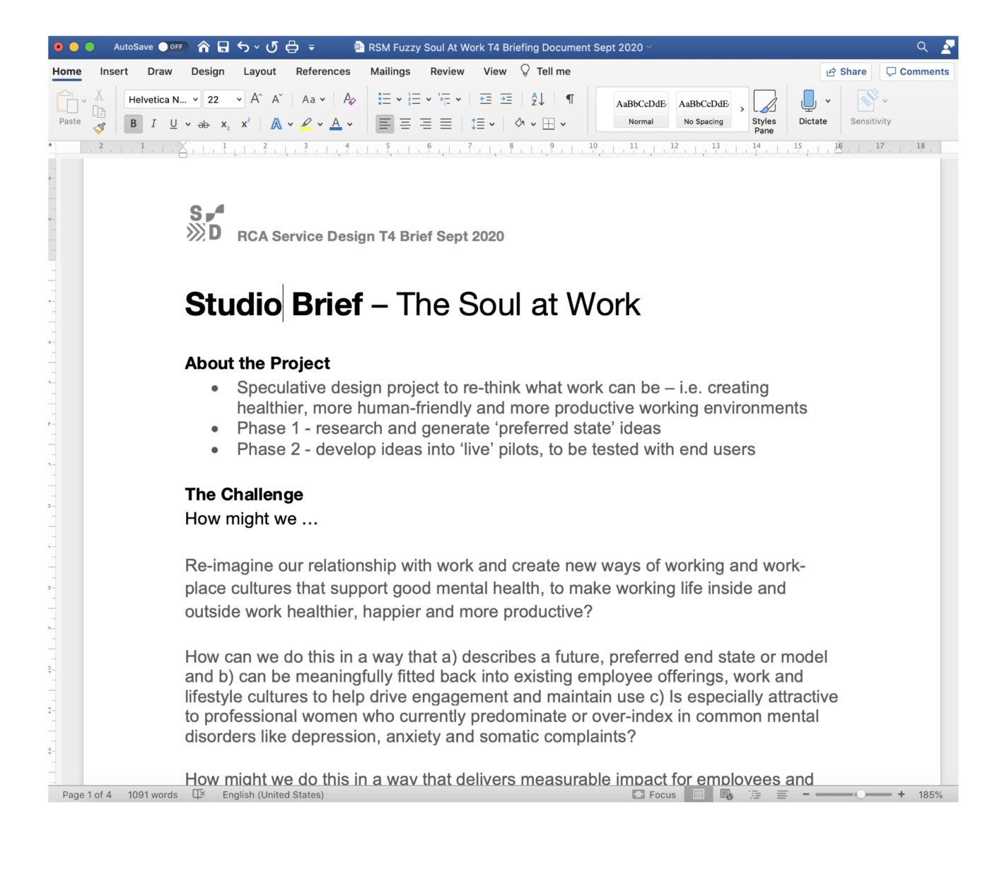 The soul at work - designing work experiences & value propositions ...
